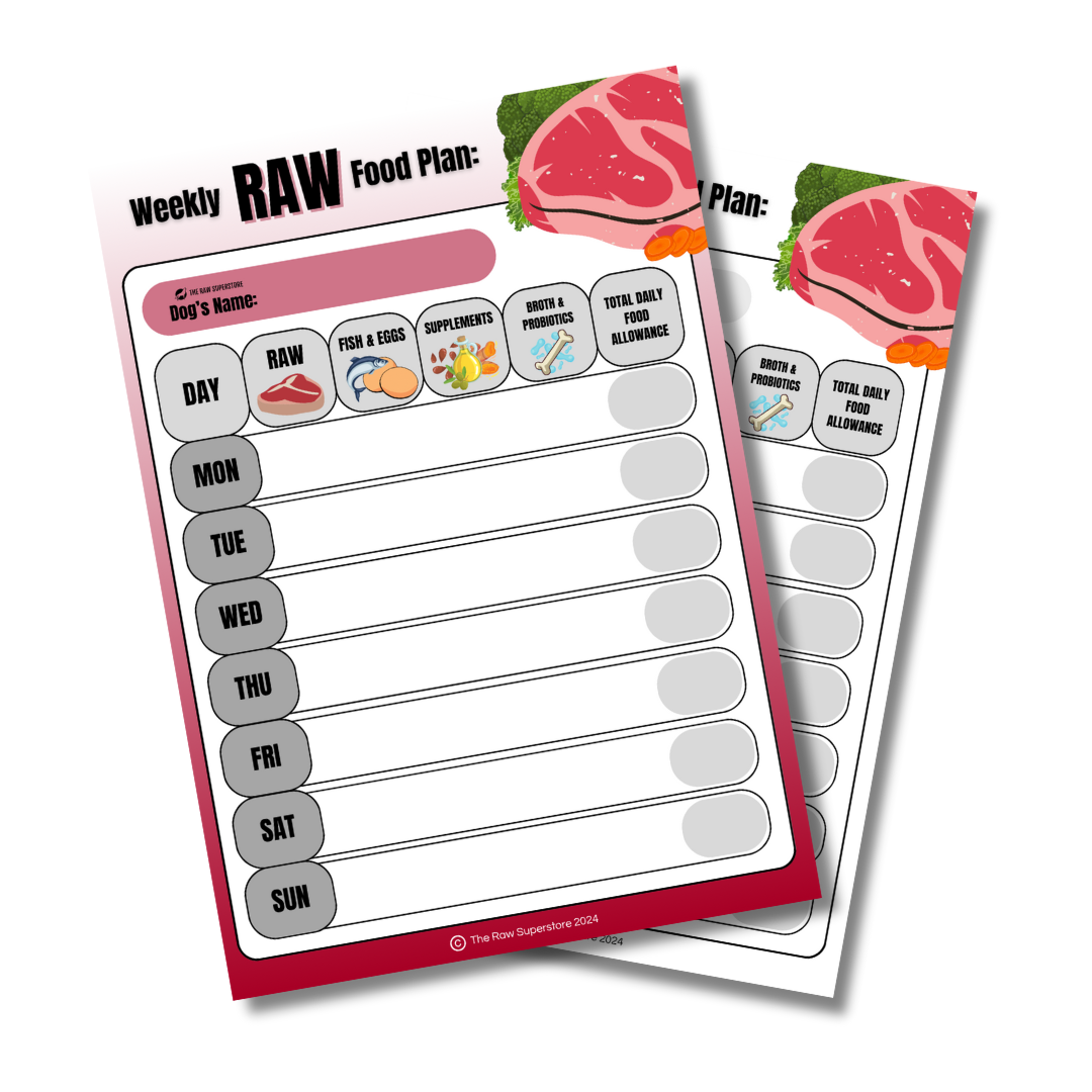 The Raw Superstore's Weekly Raw Food Plan