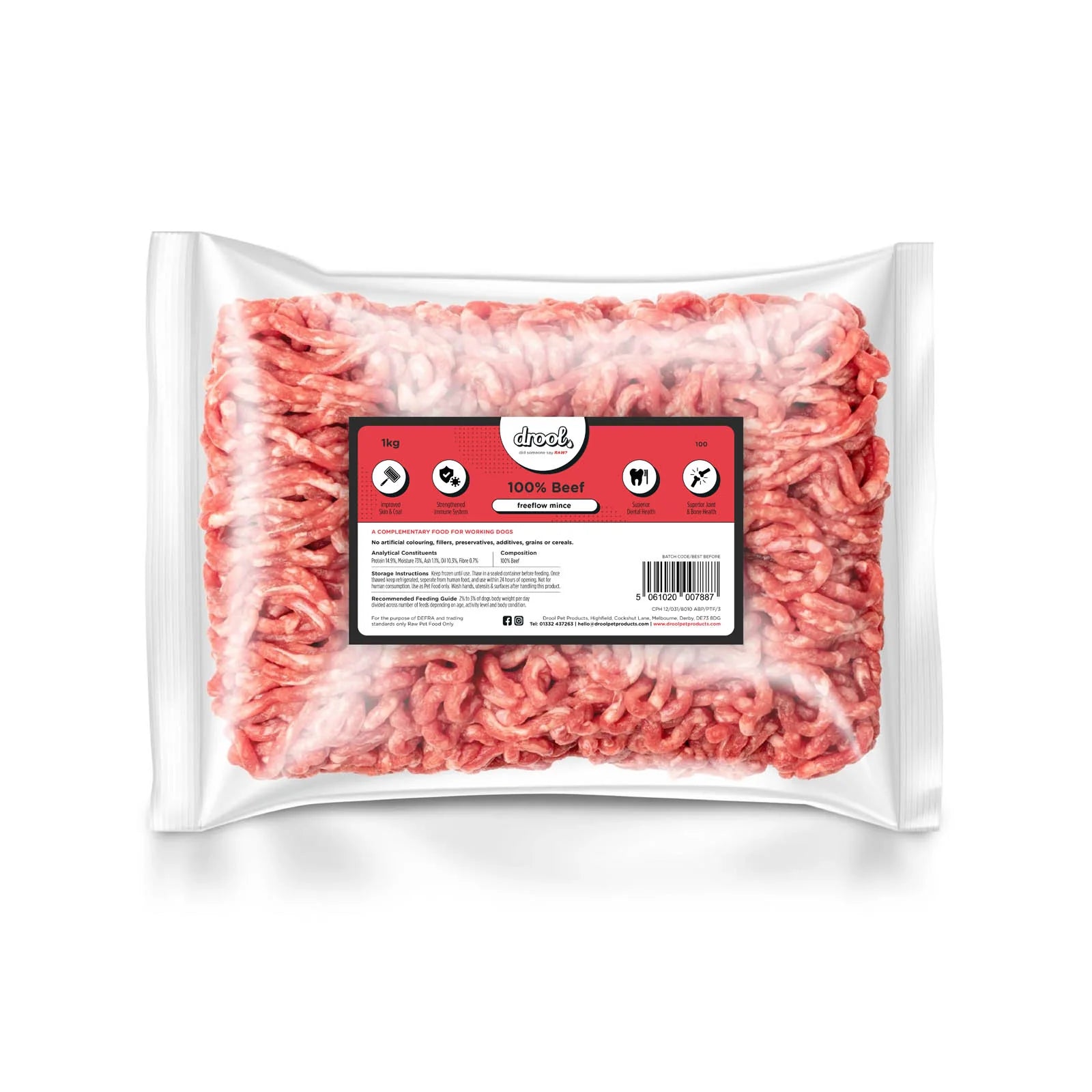 Drool Freeflow Boneless Beef Mince – The Raw Superstore